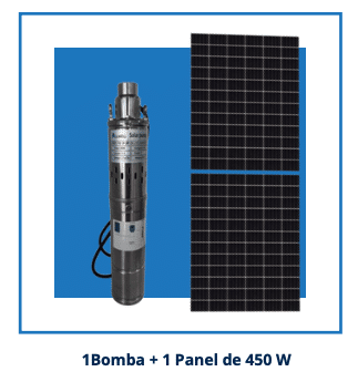 KIT BOMBA POZO PROFUNDO SOLAR + PANEL, TODO INCLUIDO 300W - Protecnica